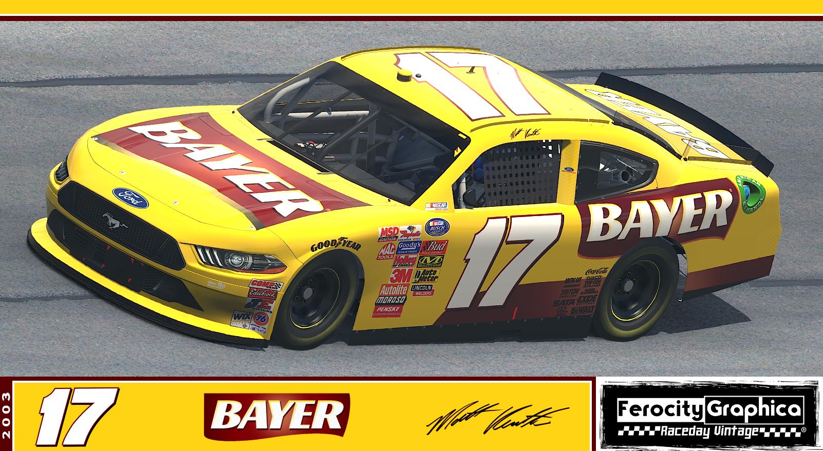 2003 #17 Matt Kenseth Bayer Ford Busch Series by Scott Mitton - Trading ...
