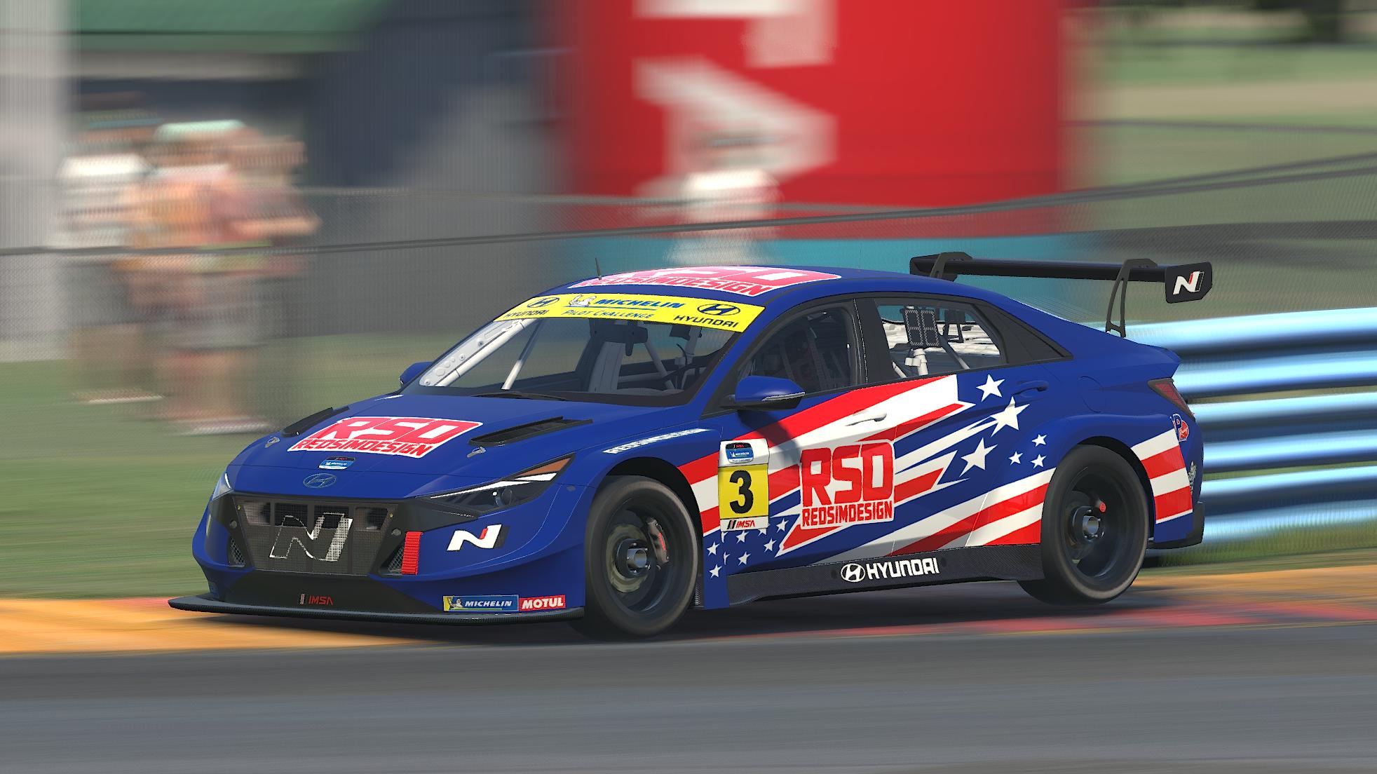 RedSimDesign USA Hyundai Elantra w/IMSA decals by Blaine Sparling ...
