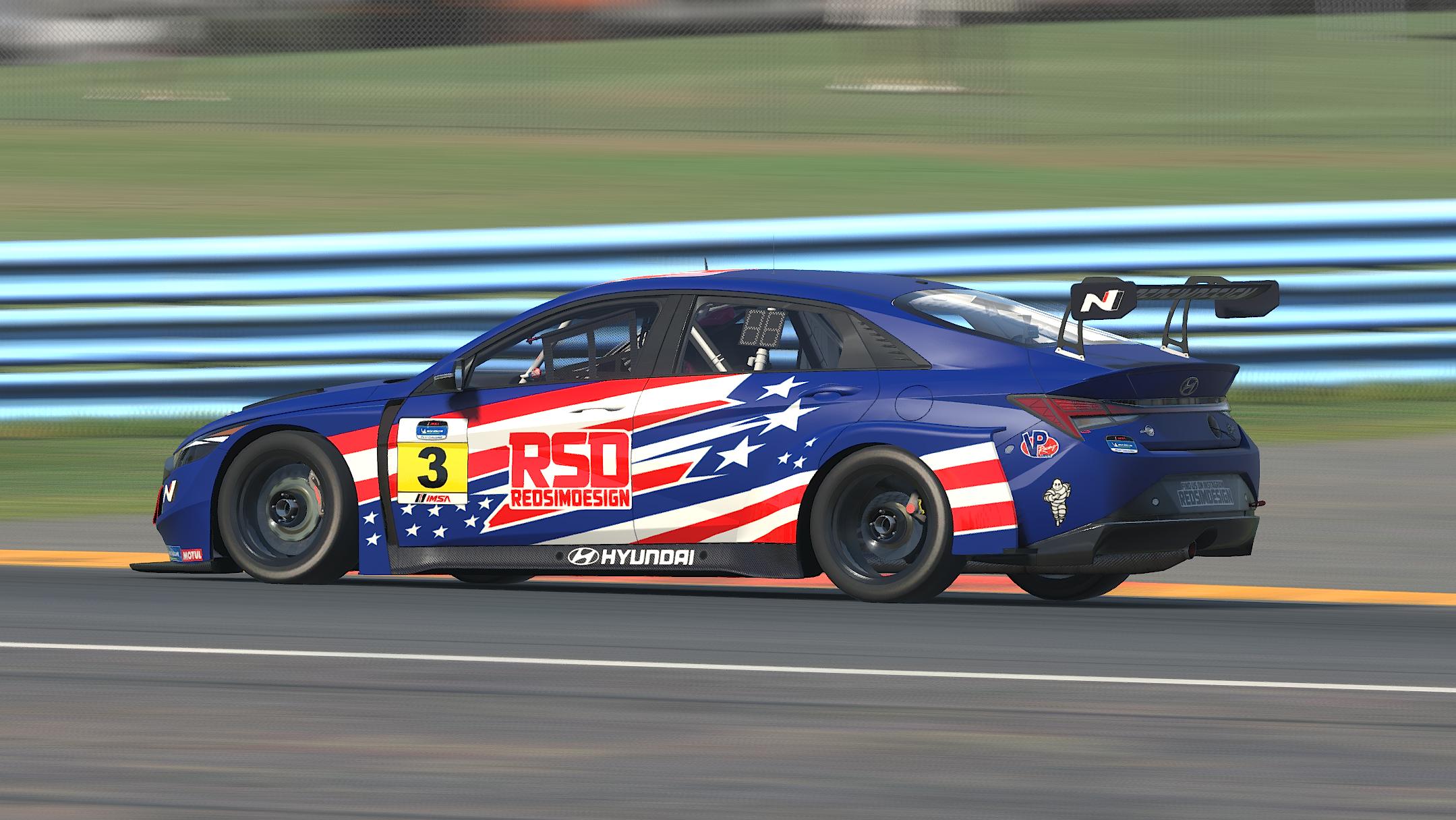 RedSimDesign USA Hyundai Elantra w/IMSA decals by Blaine Sparling ...