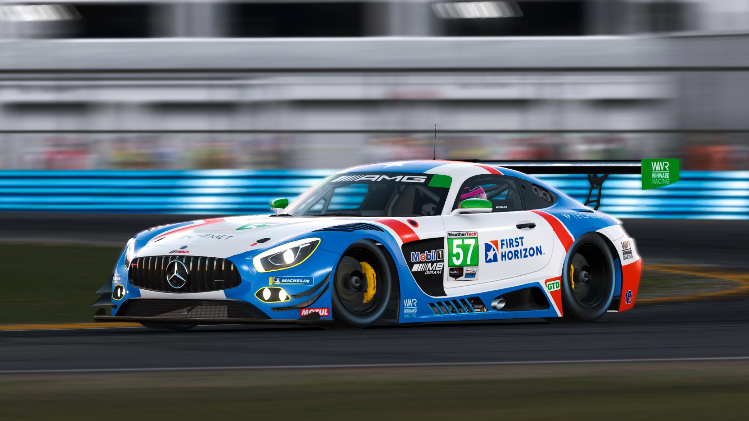 Winward Racing’s No. 57 Mercedes-AMG GT3 IMSA Series by Craig Salter ...