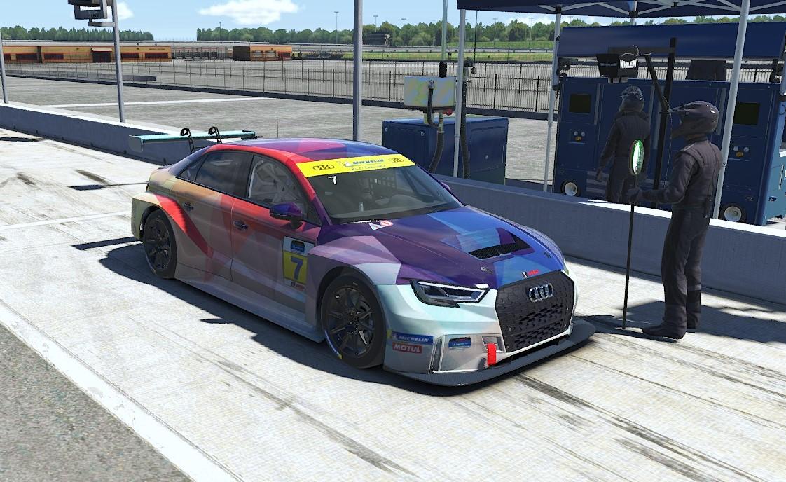 Audi R8 LMS - Color Triangles by Patrick Lieckfeldt - Trading Paints