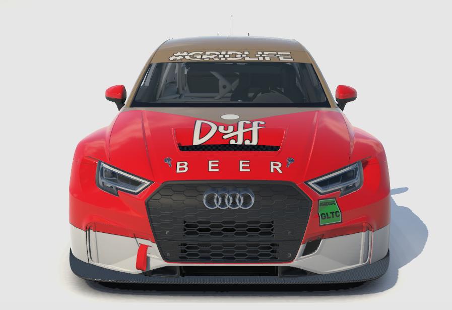 Duff Beer Racing Livery by Robert McDaniels - Trading Paints