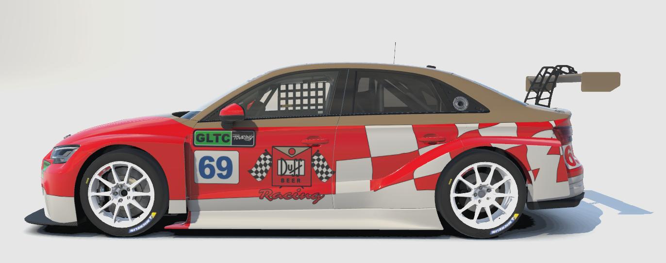 Duff Beer Racing Livery by Robert McDaniels - Trading Paints