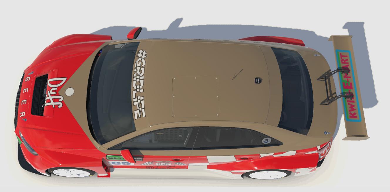 Duff Beer Racing Livery by Robert McDaniels - Trading Paints