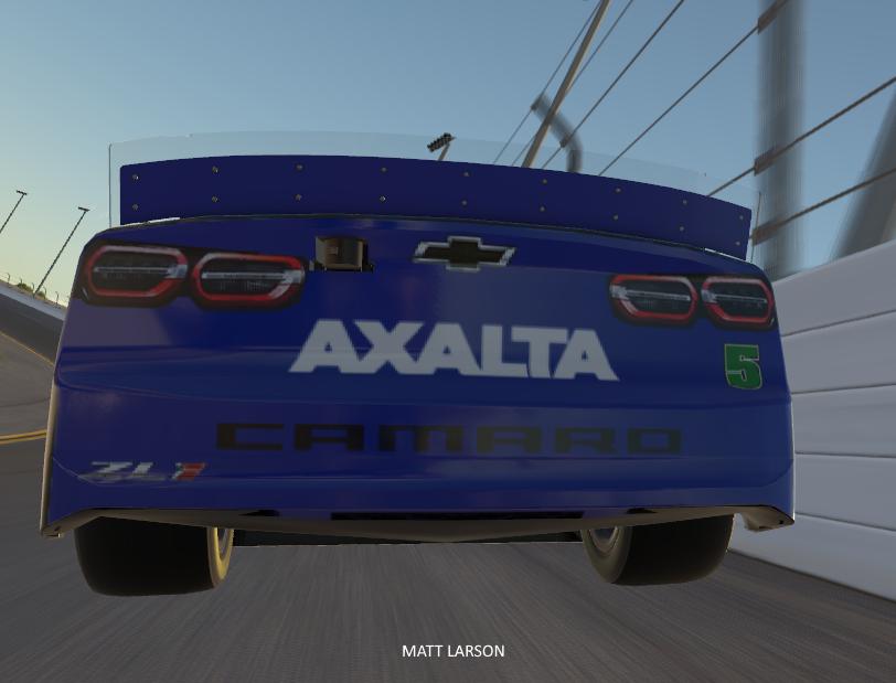 William Byron Axalta Blue Fire Next Gen Chevrolet Camaro ZL1 by Matt ...
