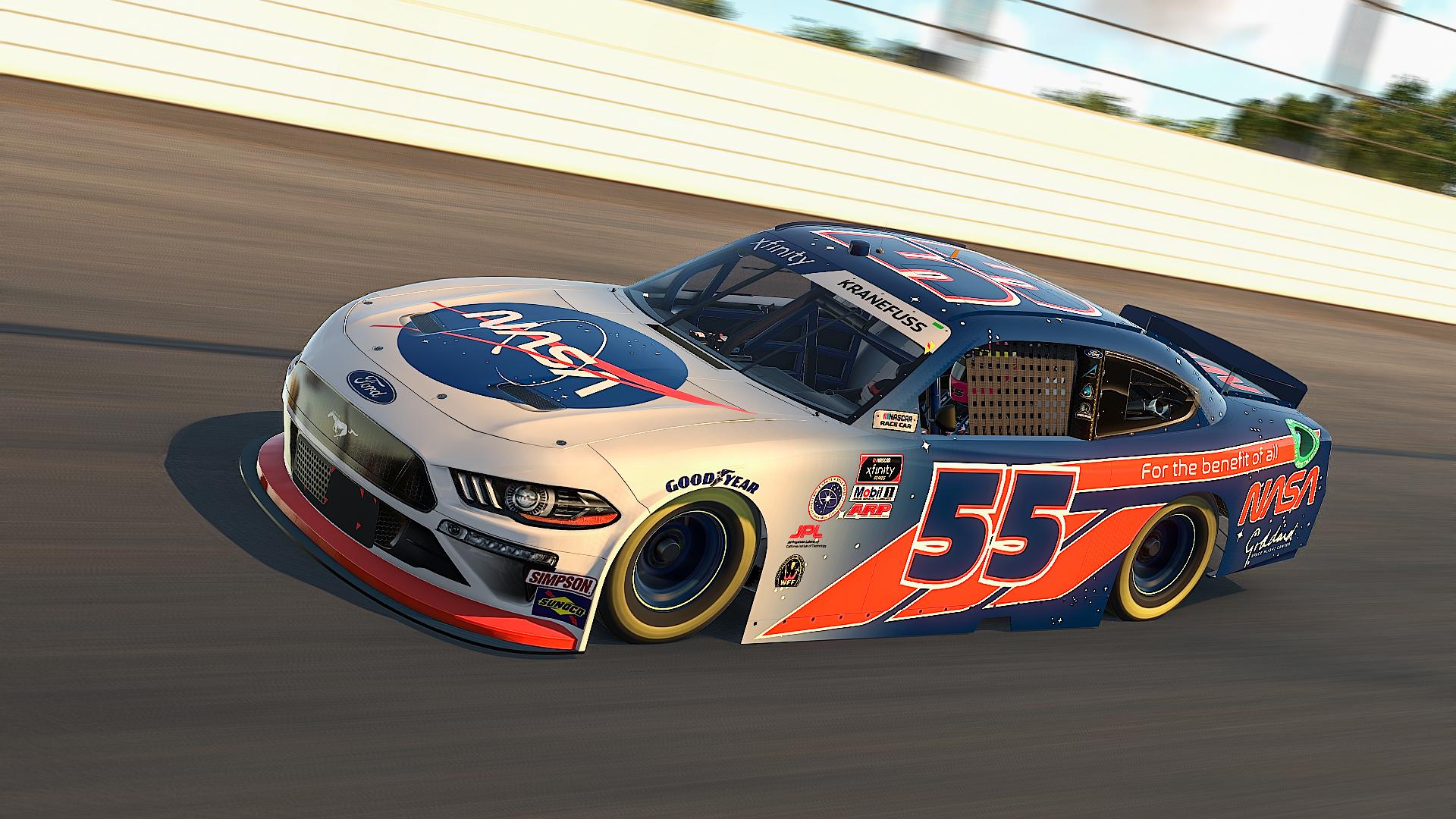 NASA Xfinity Mustang by Daniel Kranefuss - Trading Paints