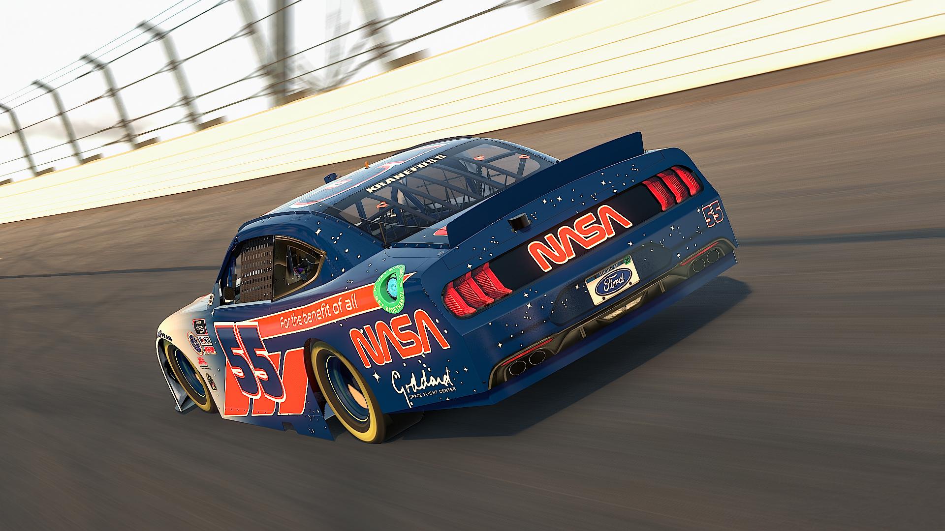 NASA Xfinity Mustang by Daniel Kranefuss - Trading Paints