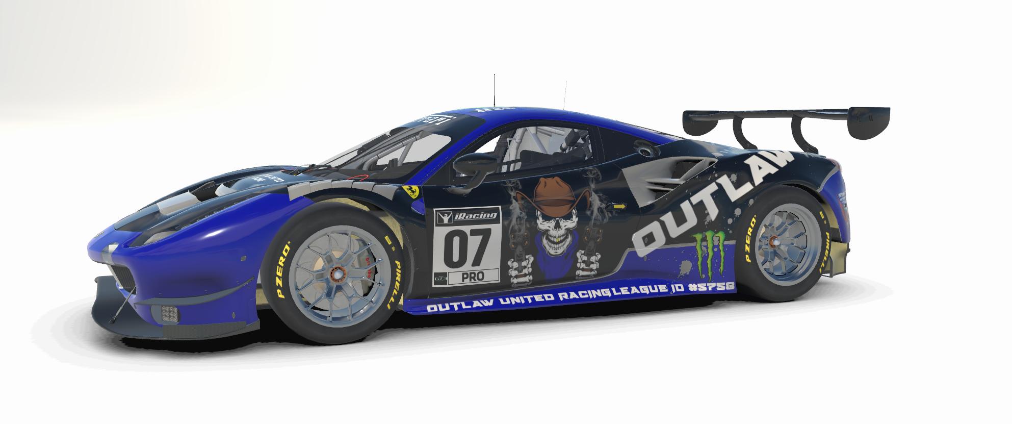 Outlaw United Racing Ferrari EVO GT3 by Matt R S. - Trading Paints