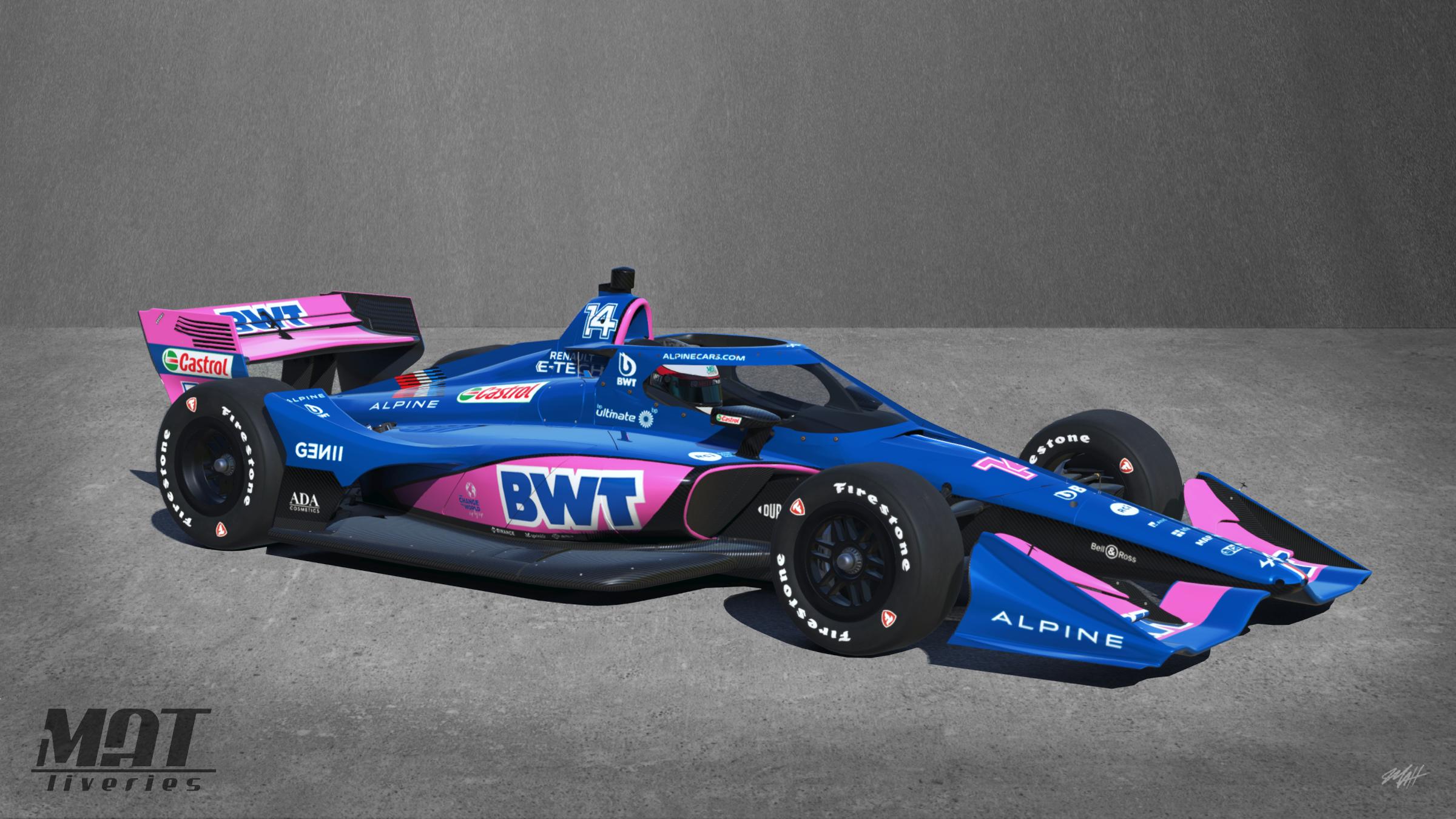 Alpine A522 Indycar by Matthew A Tomelleri - Trading Paints