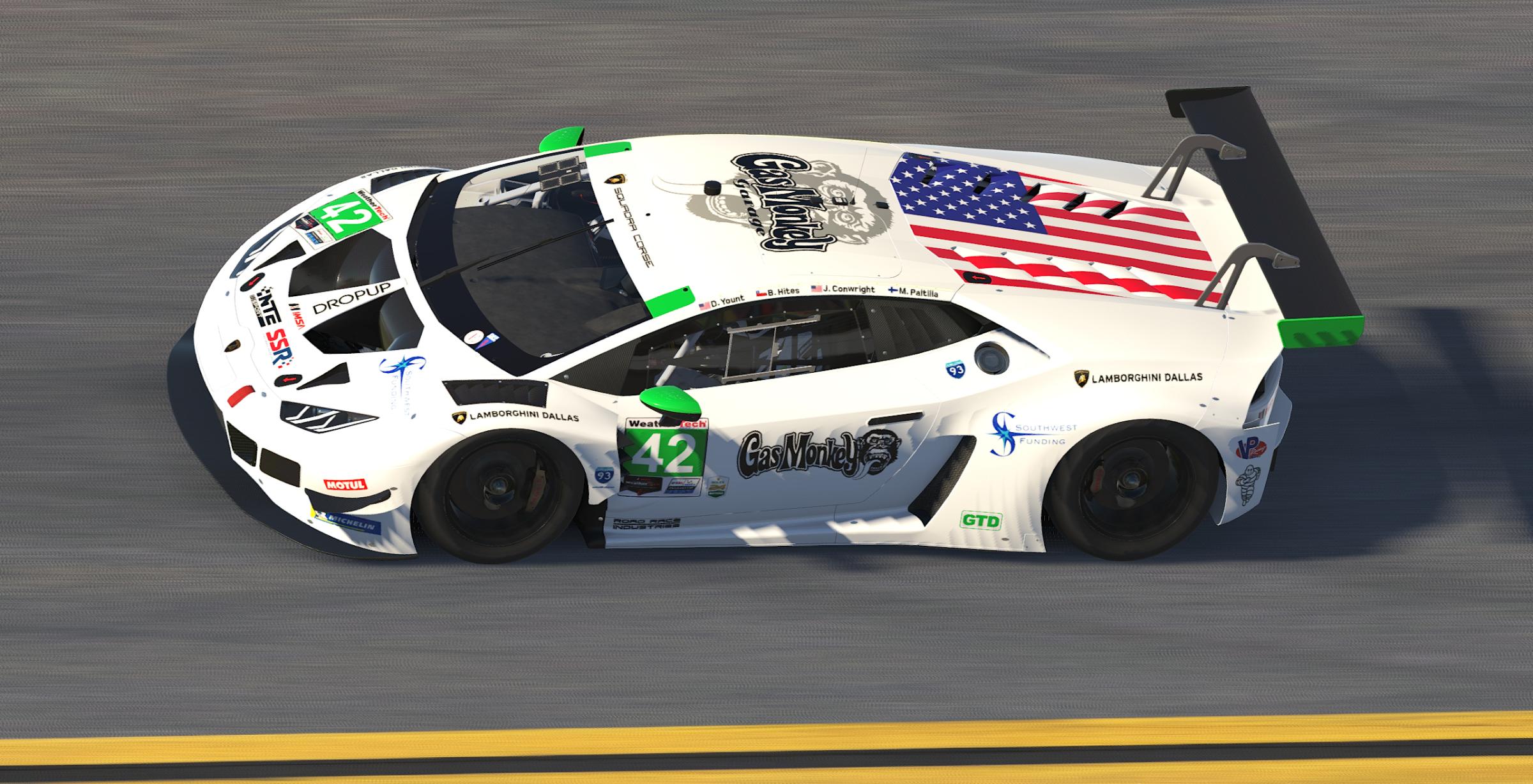 NTE Sport / SSR 2022 IMSA GTD Don Yount Benja Hites Jaden Conwright ...