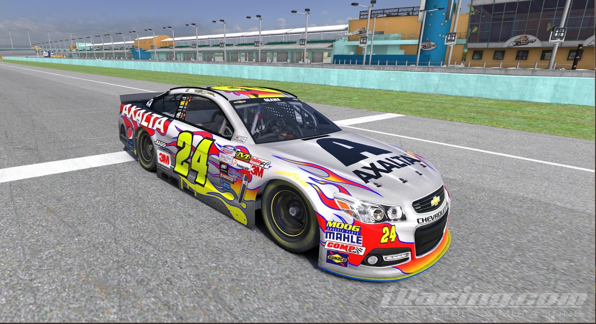 Jeff Gordon Last Cup Race Paint Scheme by Shigeru Ogawa - Trading Paints