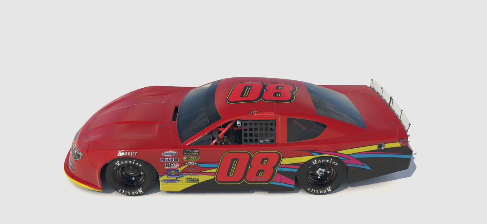 Jace Hansens #08 Super Late Model by David Polenz - Trading Paints
