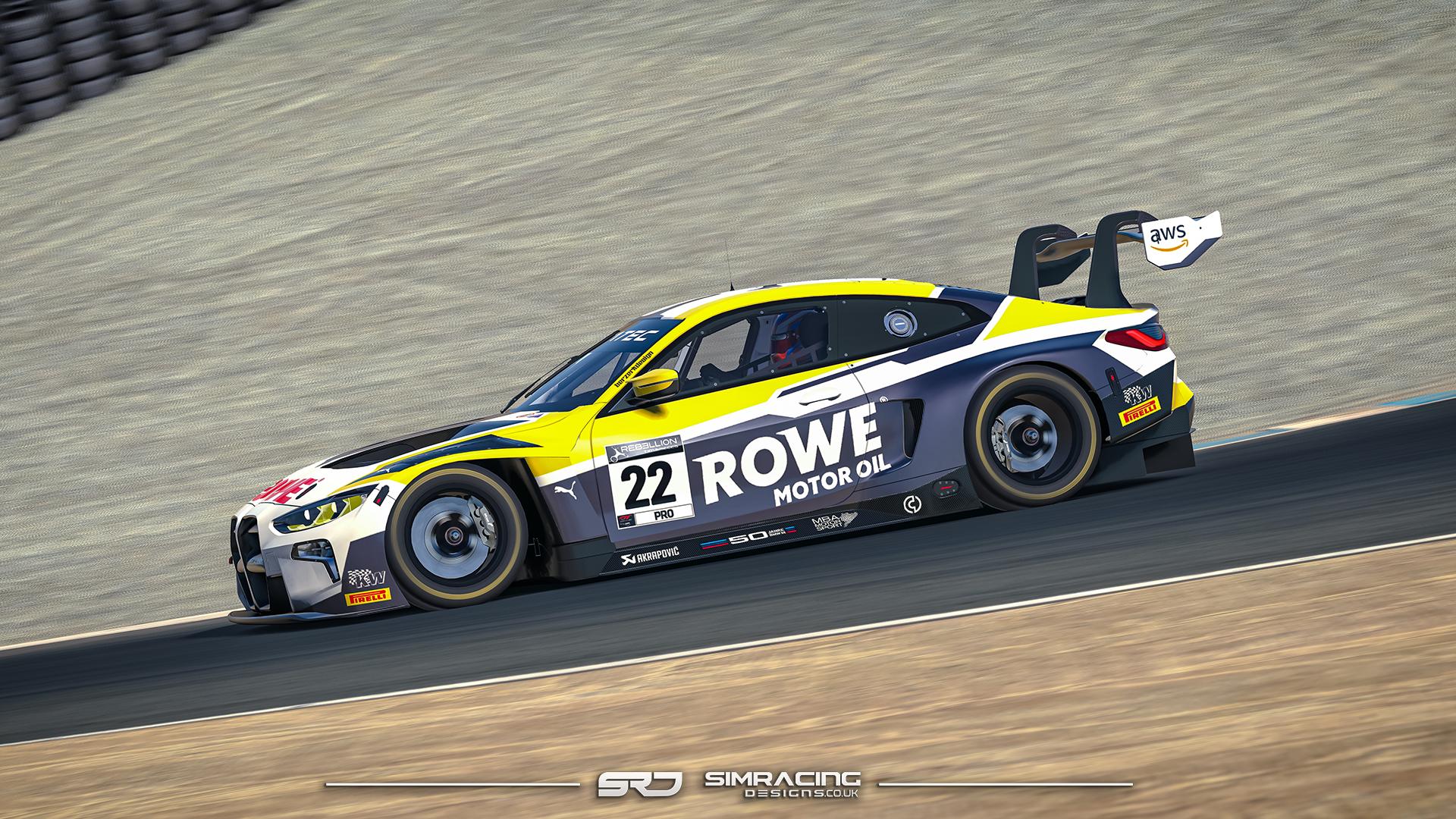 ROWE Racing BMW M4 GT3 by David J. G. - Trading Paints