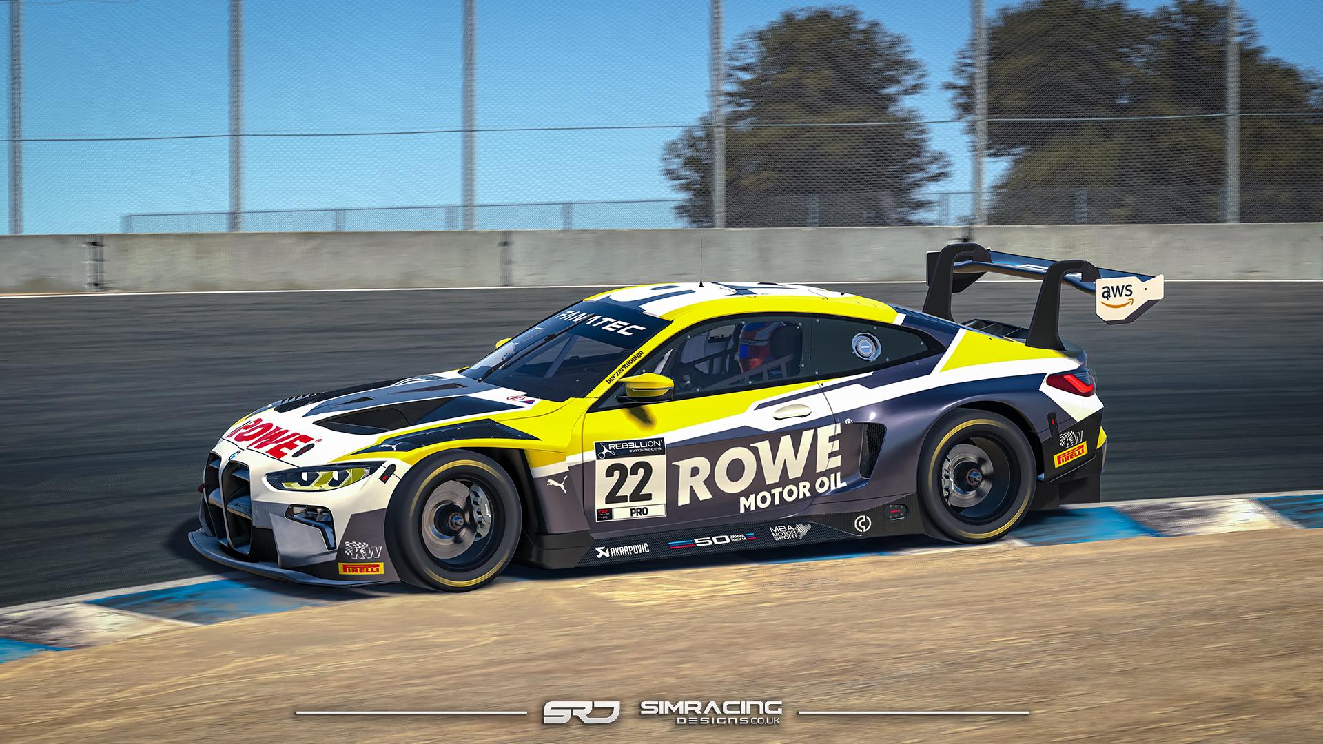 ROWE Racing BMW M4 GT3 by David J. G. - Trading Paints