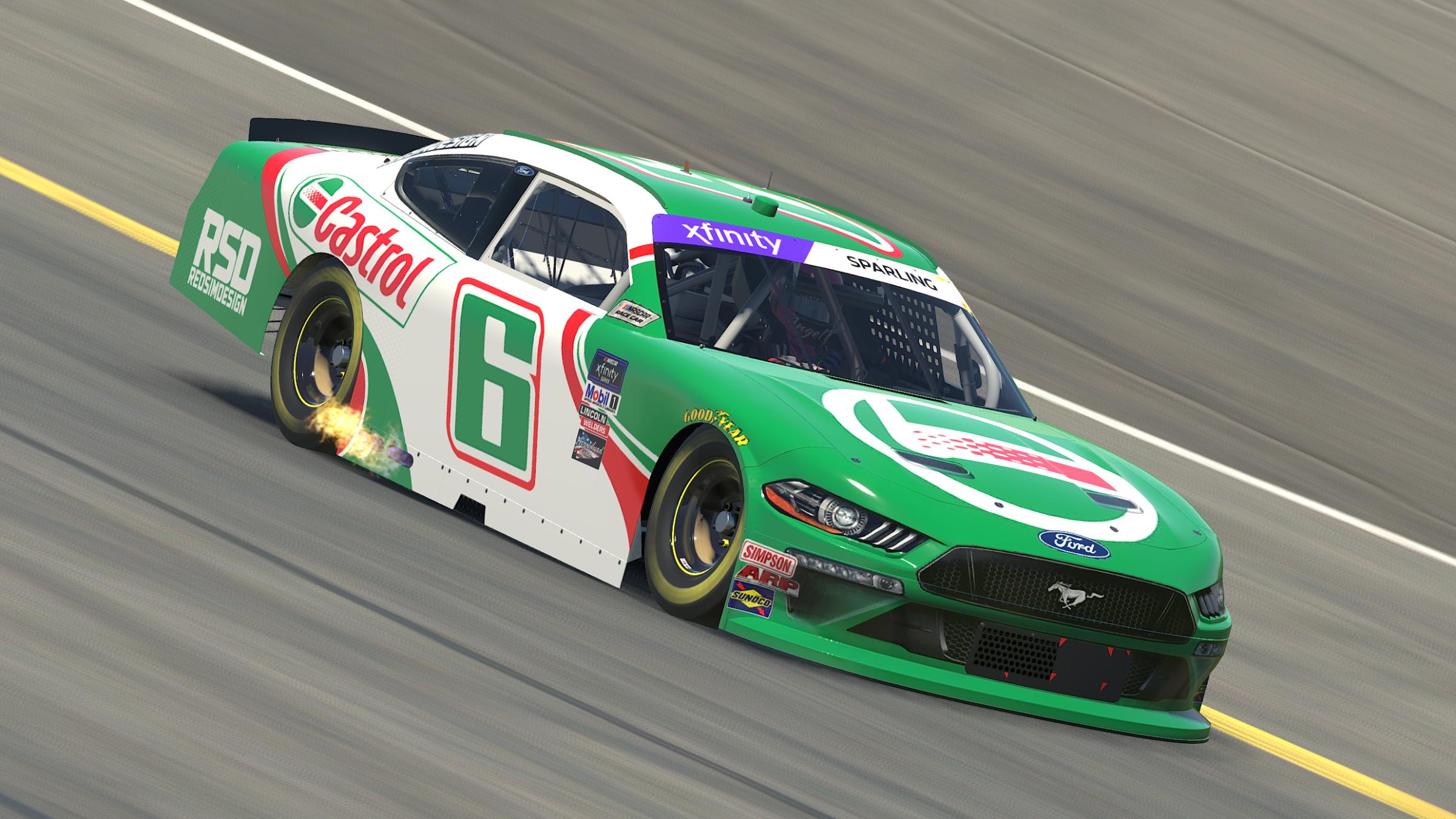 Castrol Mustang Custom #6 by Blaine Sparling - Trading Paints