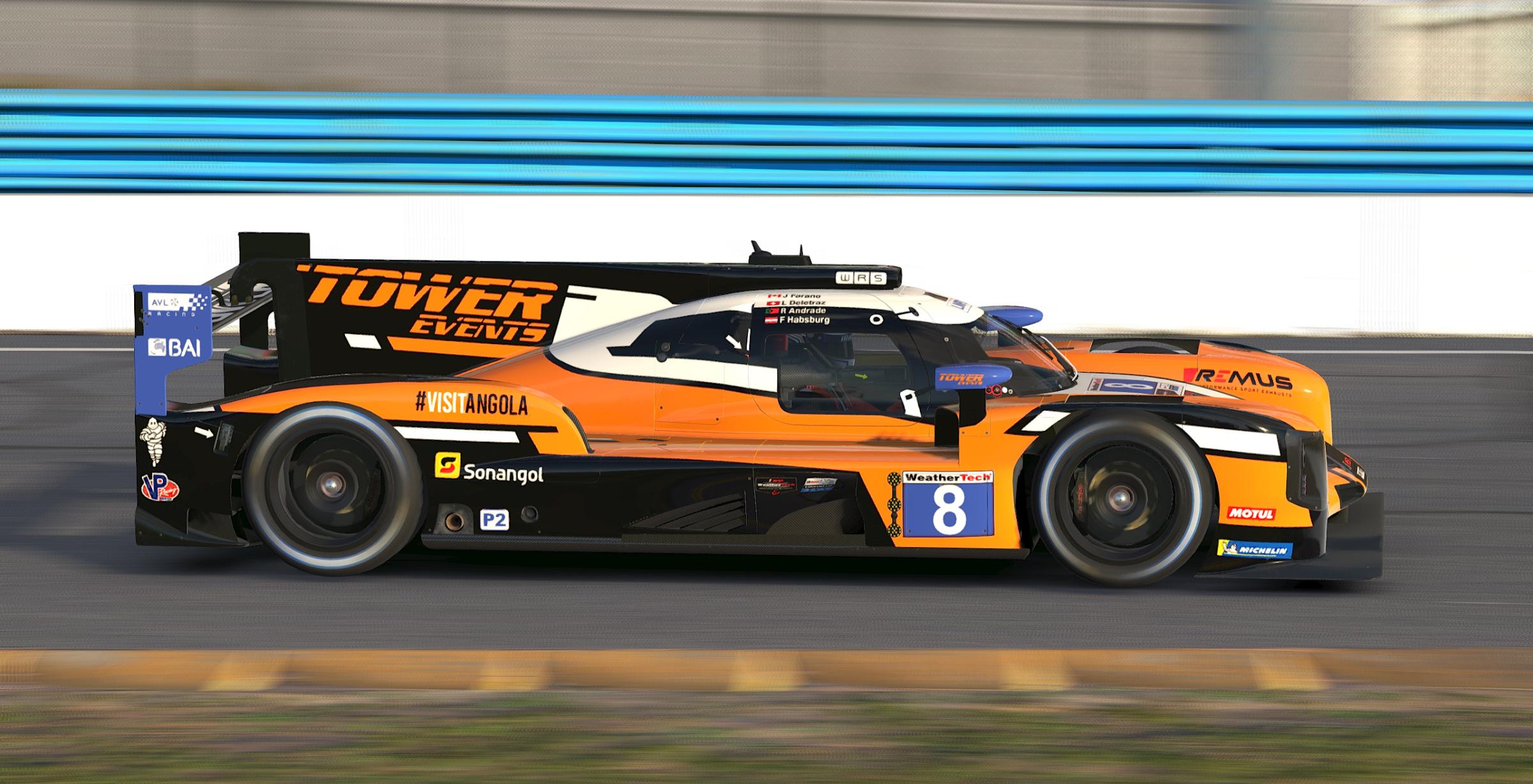 Tower Motorsport 2022 IMSA LMP2 Custom Numbers by Brendan Langlois ...