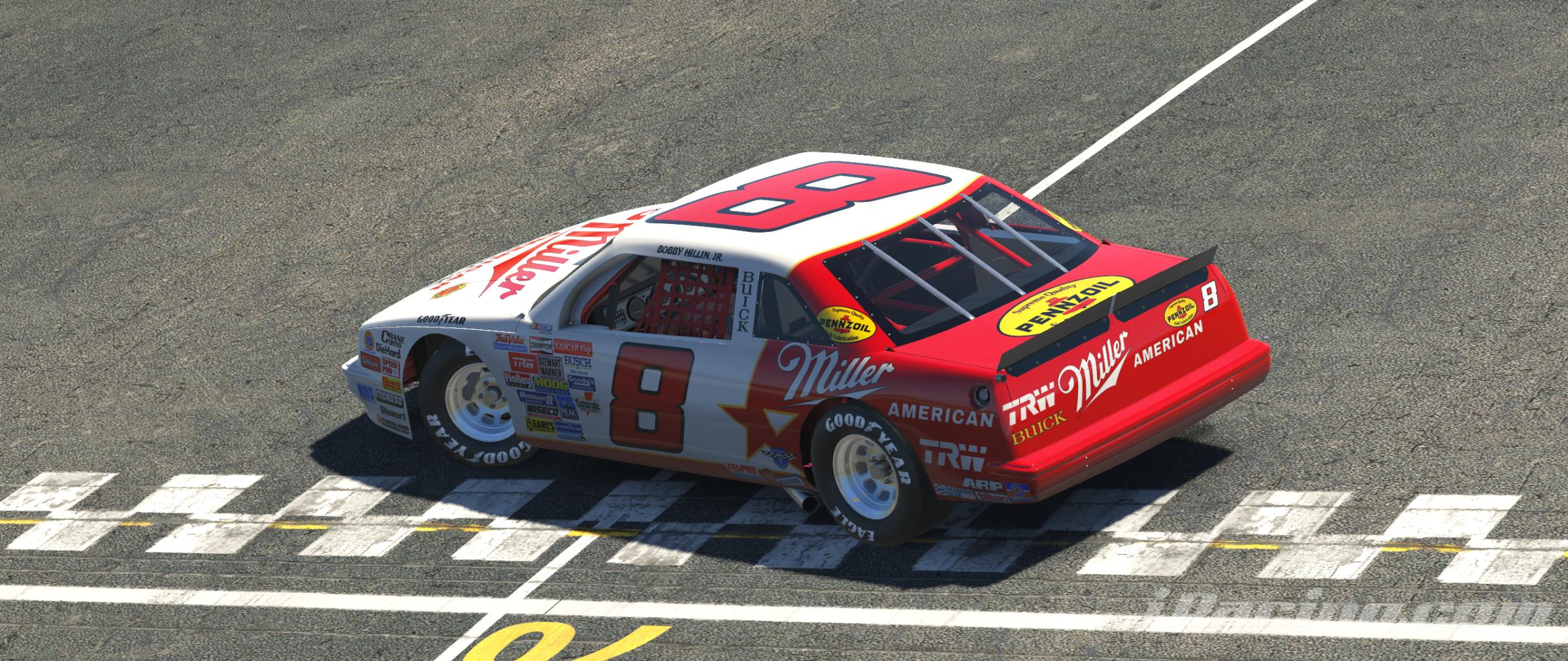 Bobby Hillin Jr 1987 Miller American LeSabre by Evan Pienta - Trading ...