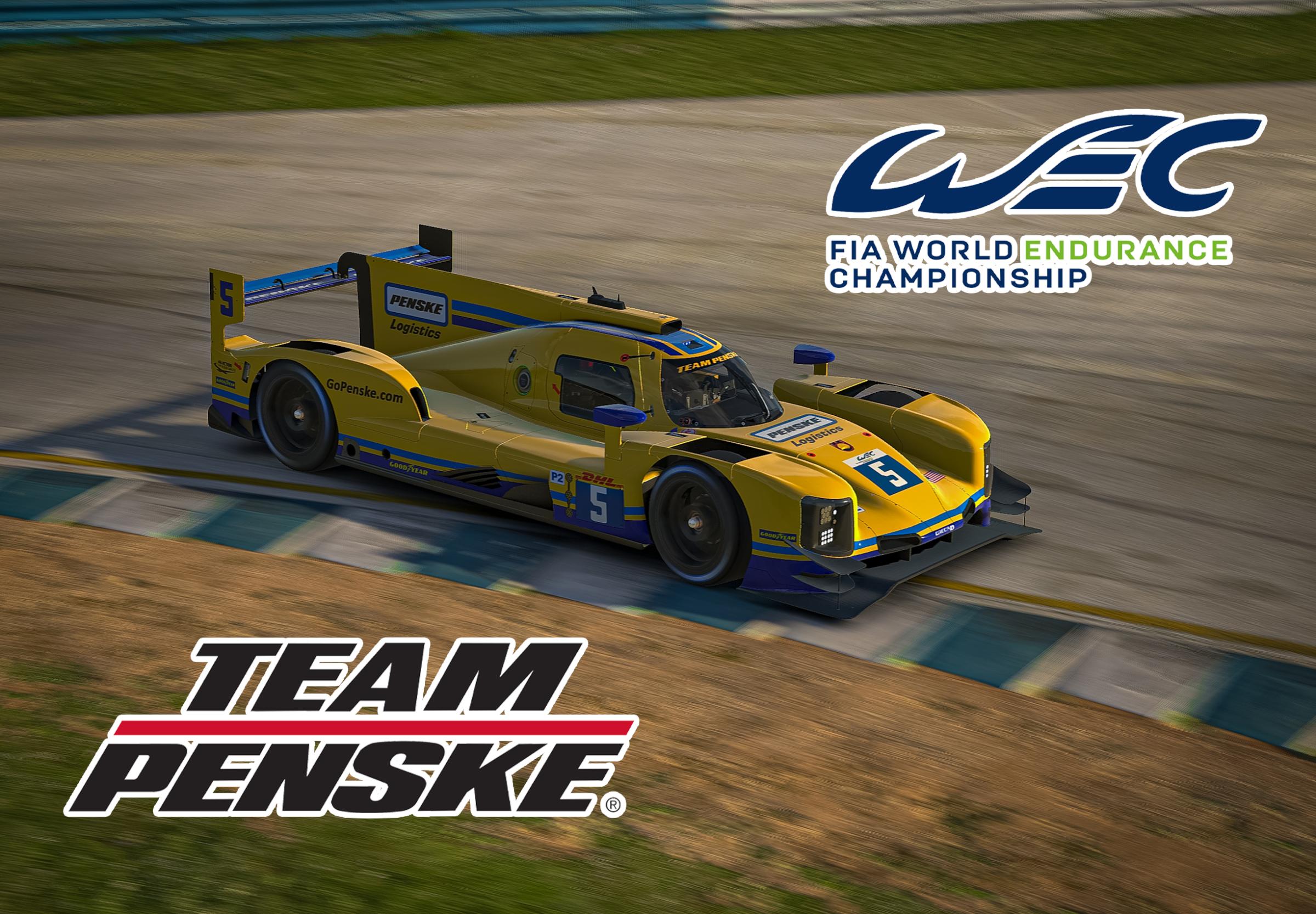 TEAM PENSKE #5 LMP2 WEC 2022 Custom Number by Nate Dean - Trading Paints