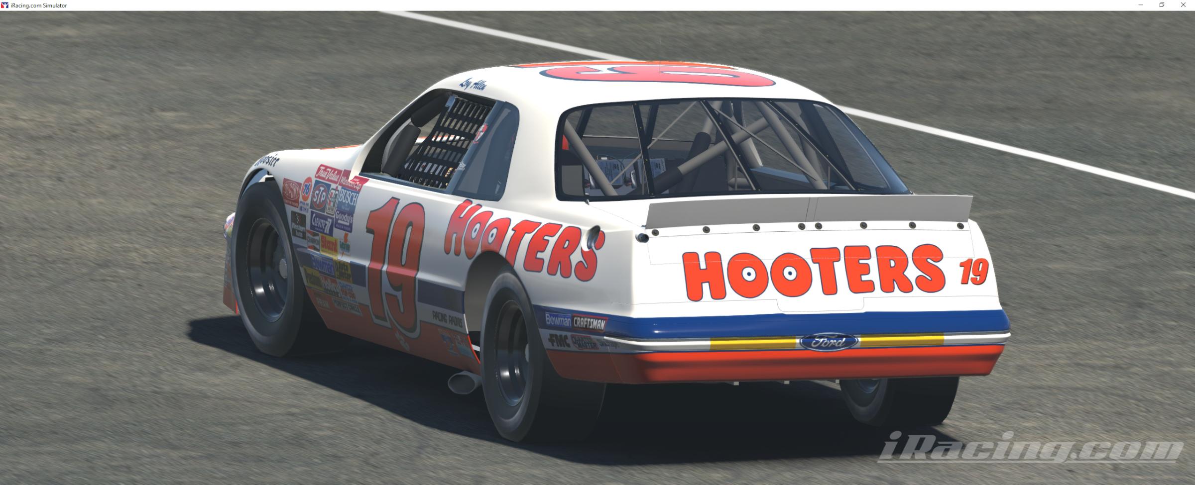 1994 #19 Loy Allen, Jr. Hooters Ford (Orange Numbers) - Winston Cup by ...