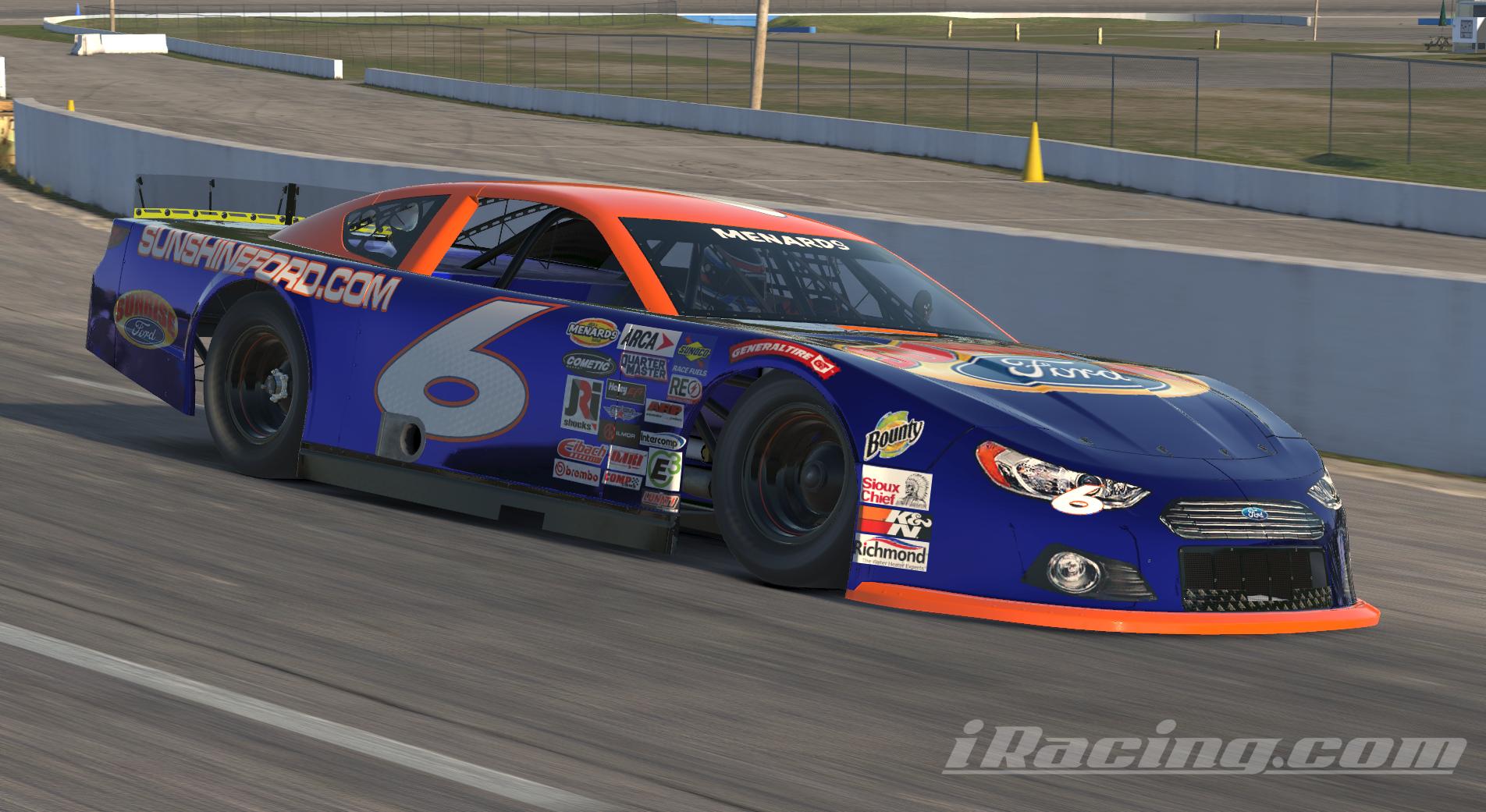 Jake Drew 2022 ARCA SLM by Jason Furqueron - Trading Paints