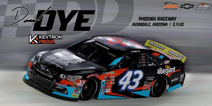 Daniel Dye 2022 ARCA SLM by Jason Furqueron - Trading Paints