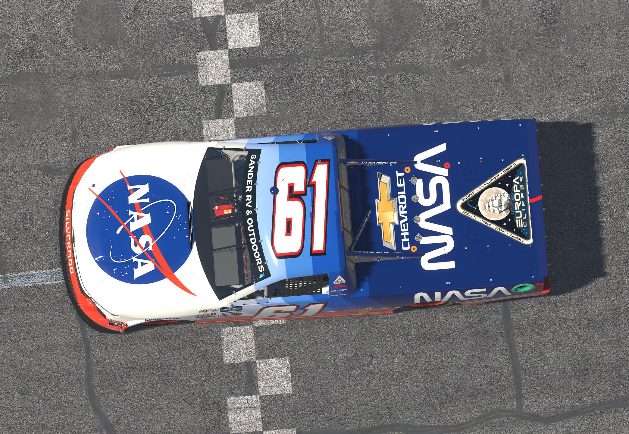 NASA Silverado (No Number) by Jory Fleischauer - Trading Paints