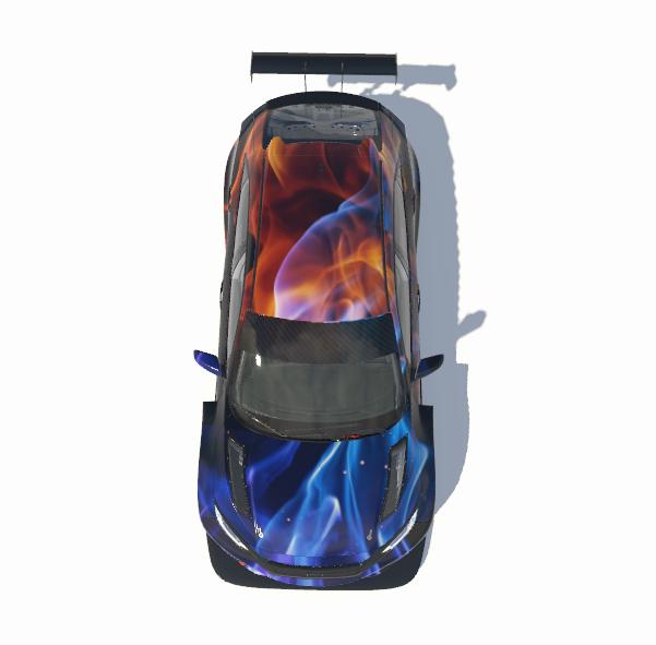 Honda Civic flames by Sean Anderton - Trading Paints