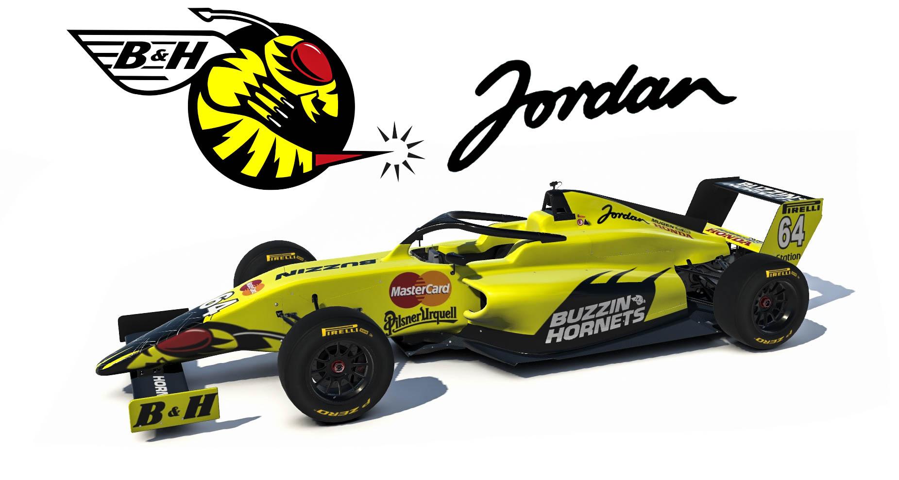 Vintage Jordan Buzzin Hornets by Thorben Schilling Johnson - Trading Paints