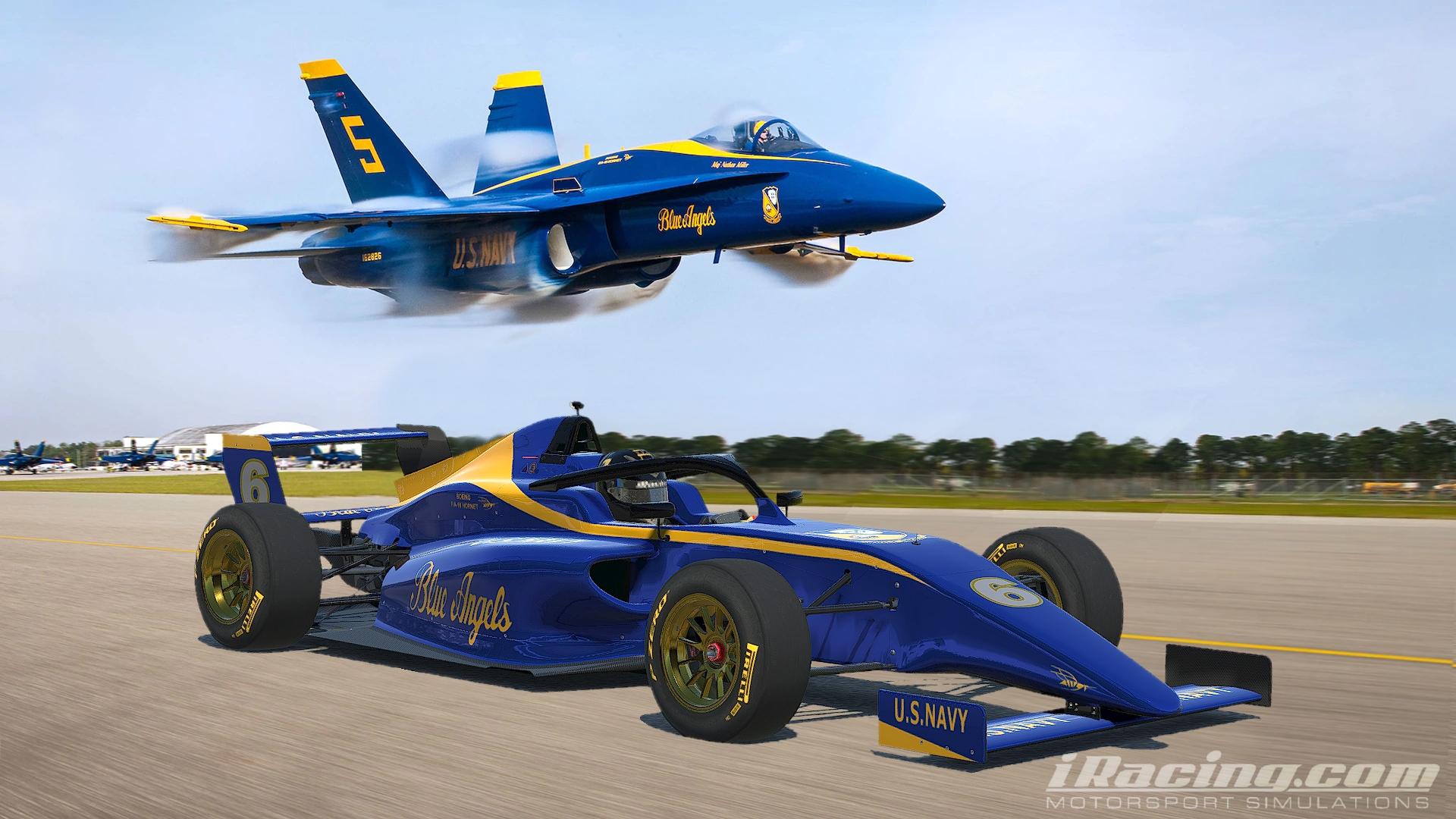 Formula IR04 Blue Angels by Don Craig - Trading Paints