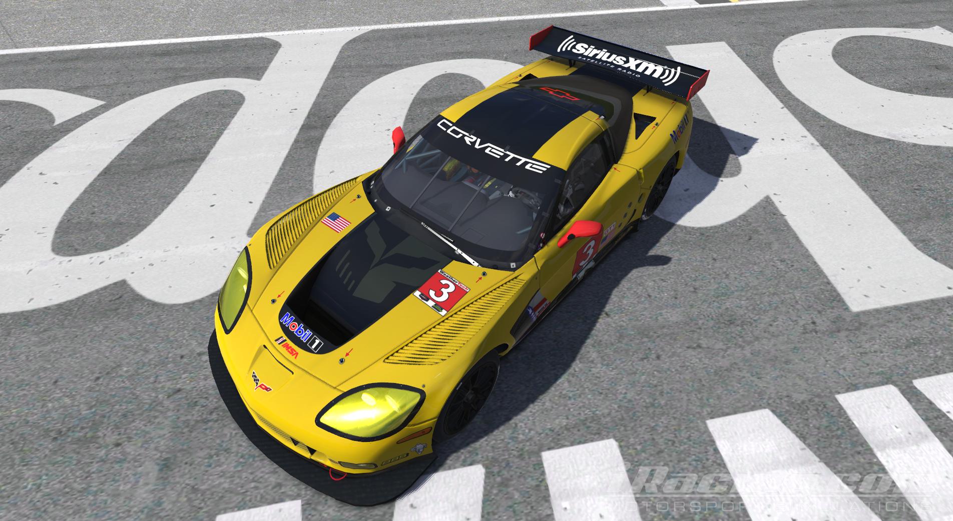 2016 Corvette C7R Paint Scheme by Matt Ballard - Trading Paints