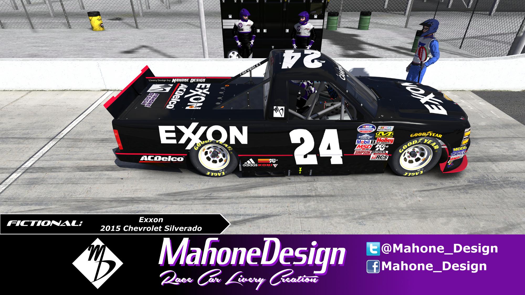Exxon DOT Silverado - 2016 version by Anthony Mahone - Trading Paints