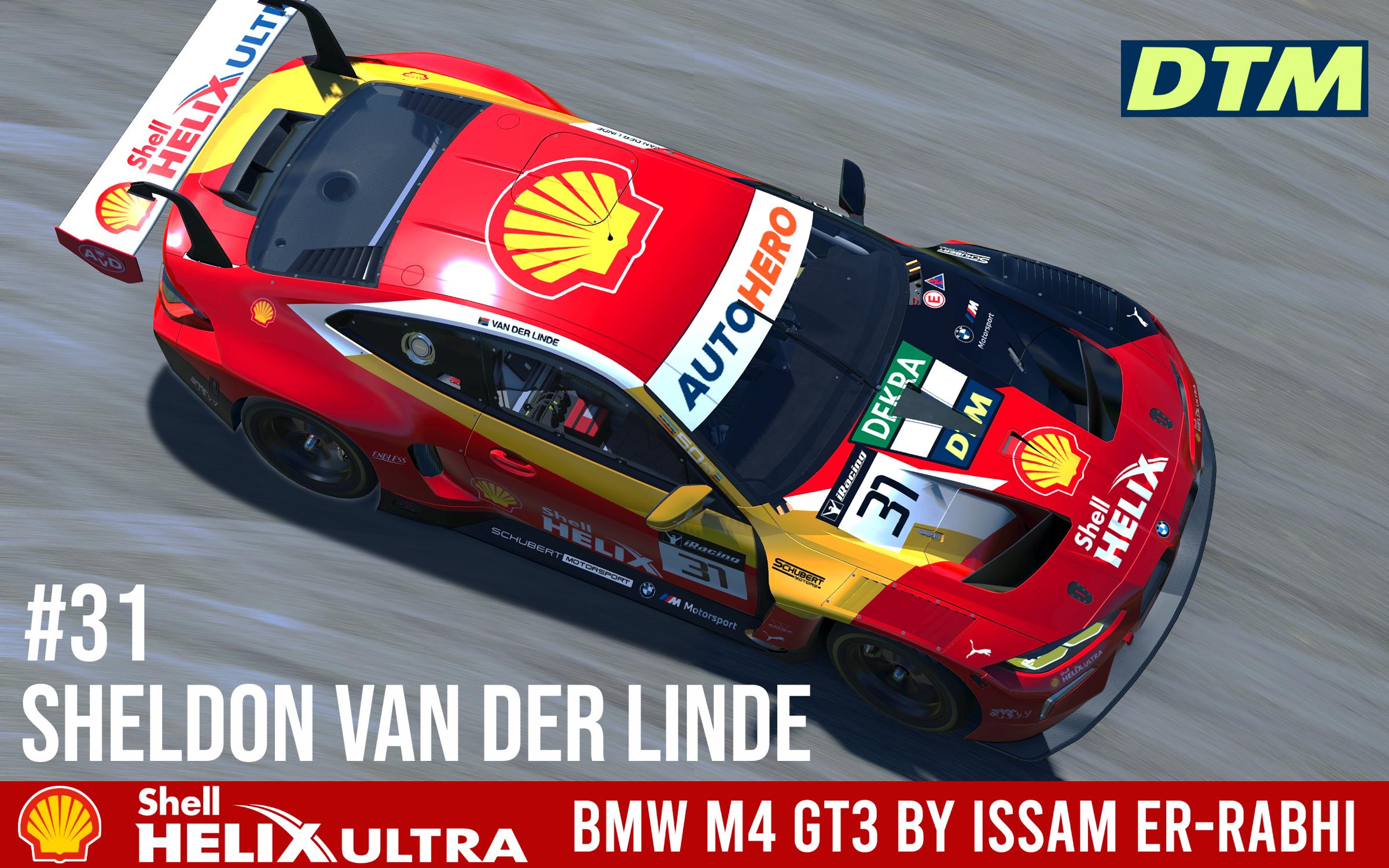 Shell Helix Ultra Schubert Motorsport - Sheldon van der Linde #31 by ...