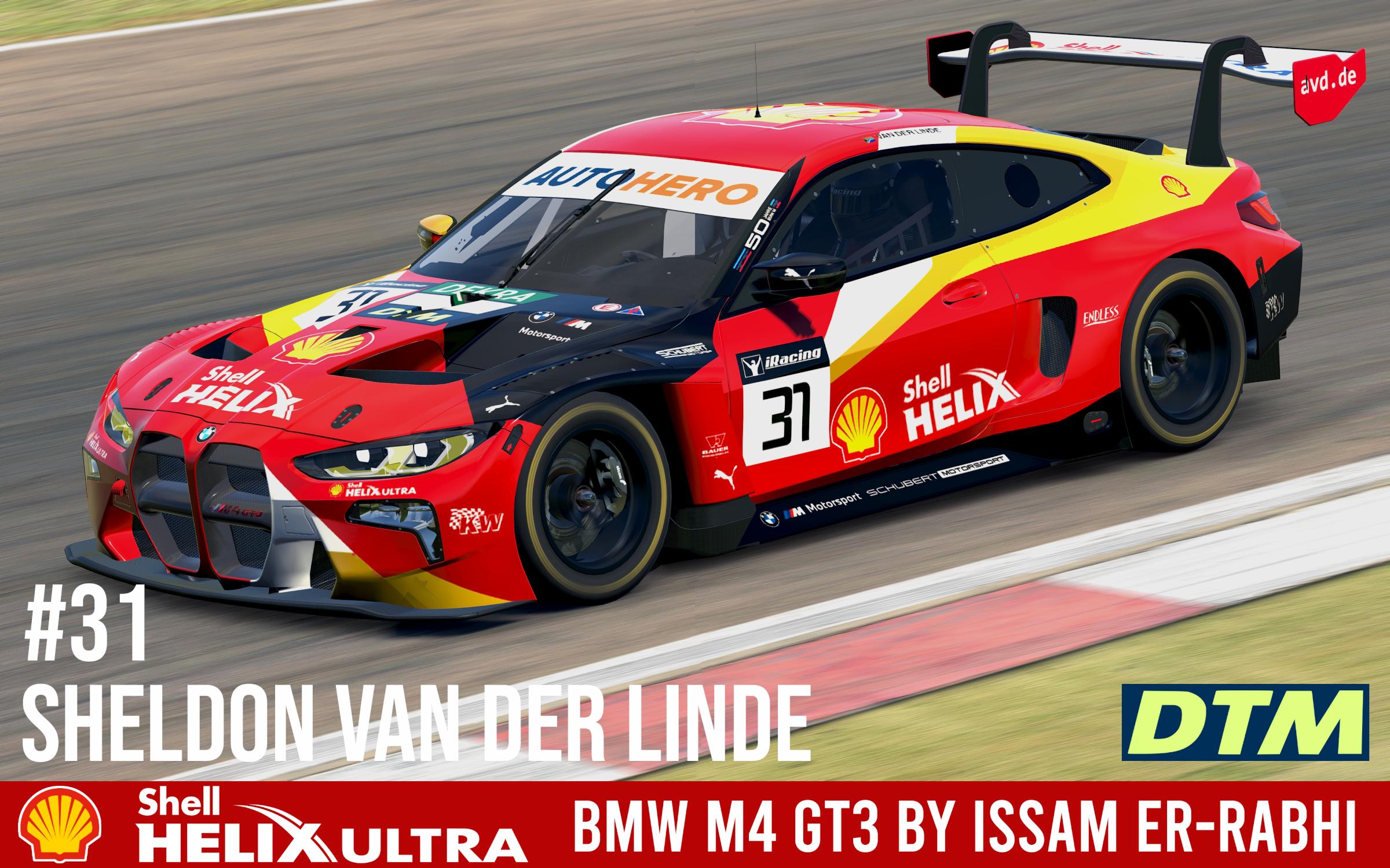 Shell Helix Ultra Schubert Motorsport - Sheldon van der Linde #31 by ...