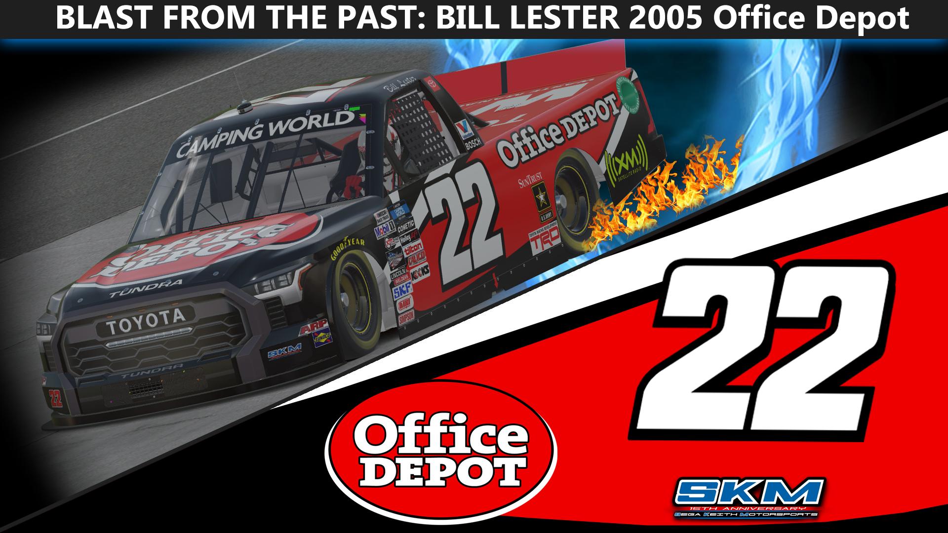 2005 Bill Lester #22 Office Depot by Warren Keith2 - Trading Paints