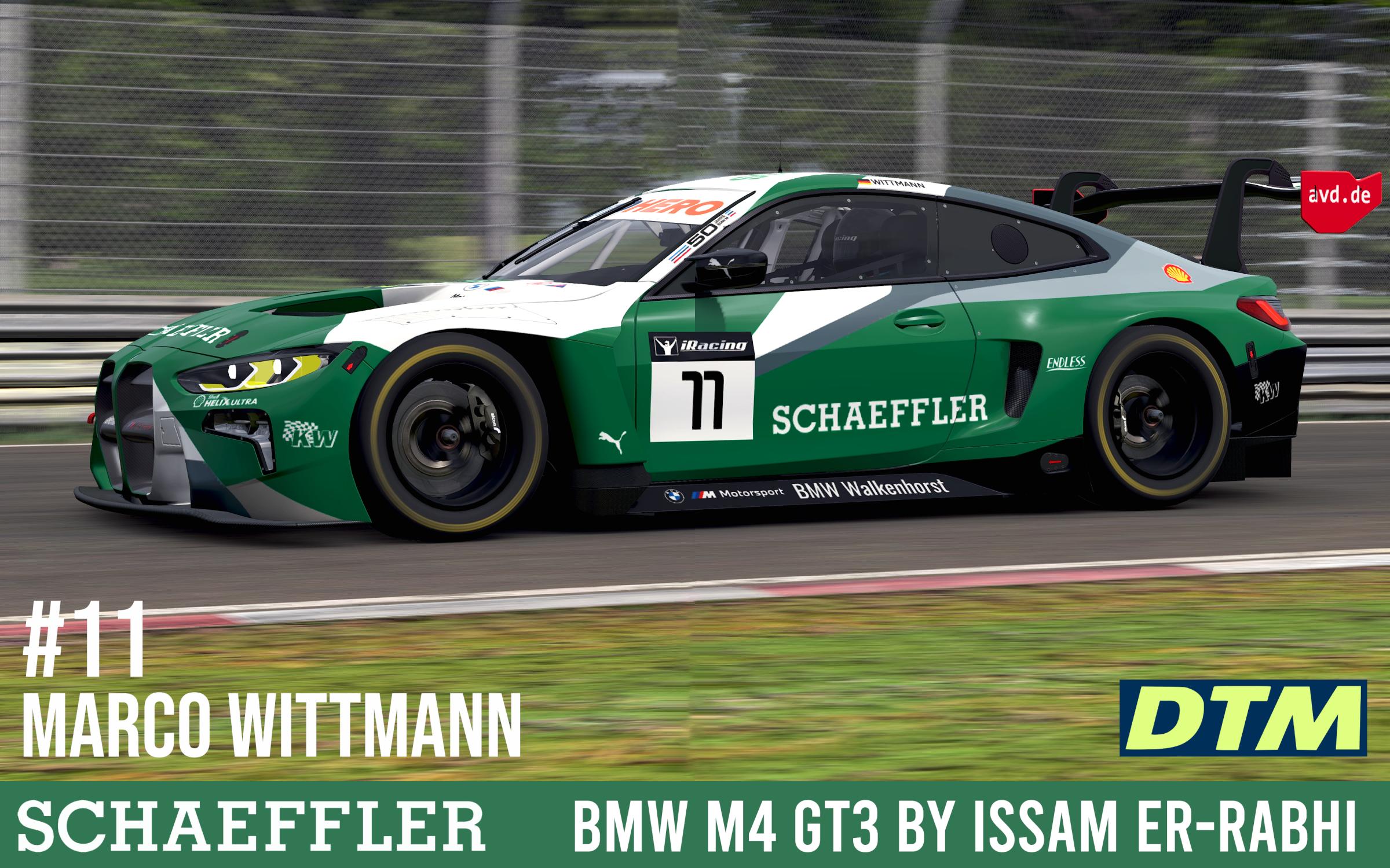 Schaeffler Walkenhorst Motorsport DTM 2022 - Marco Wittmann #11 by ...