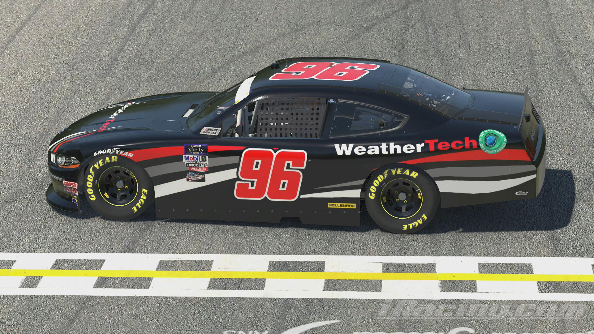 WeatherTech Black Mustang by Vic Bloom - Trading Paints