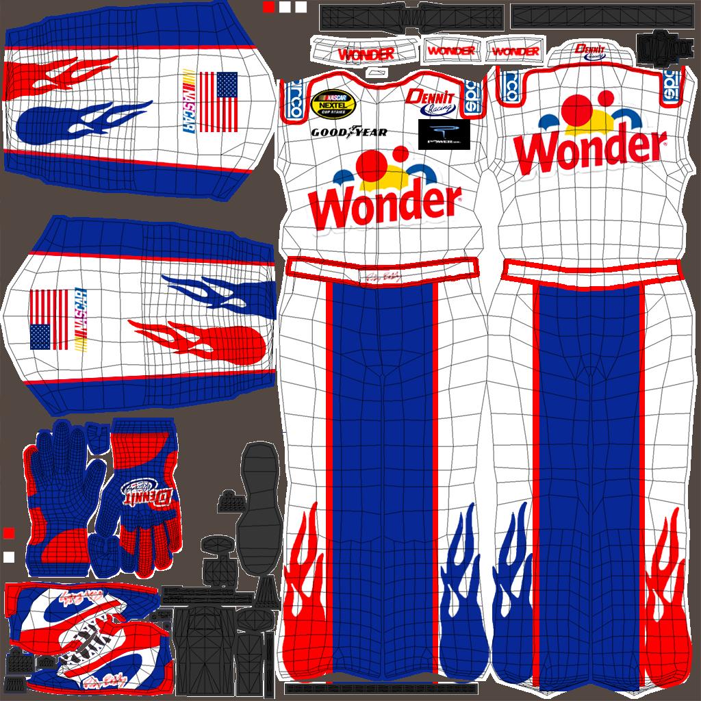 Ricky Bobby Wonder Bread Suit by Austin W. - Trading Paints