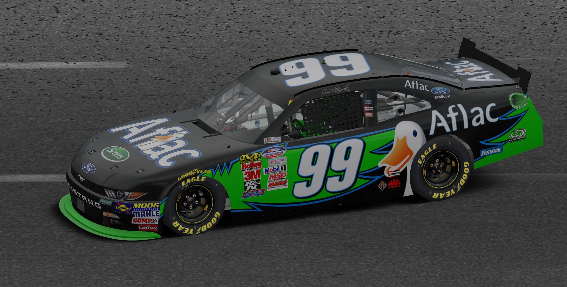 Carl Edwards Aflac MUSTANG by Jordan Werth - Trading Paints Carl Edwards Aflac MUSTANG by Jordan Werth - Trading Paints