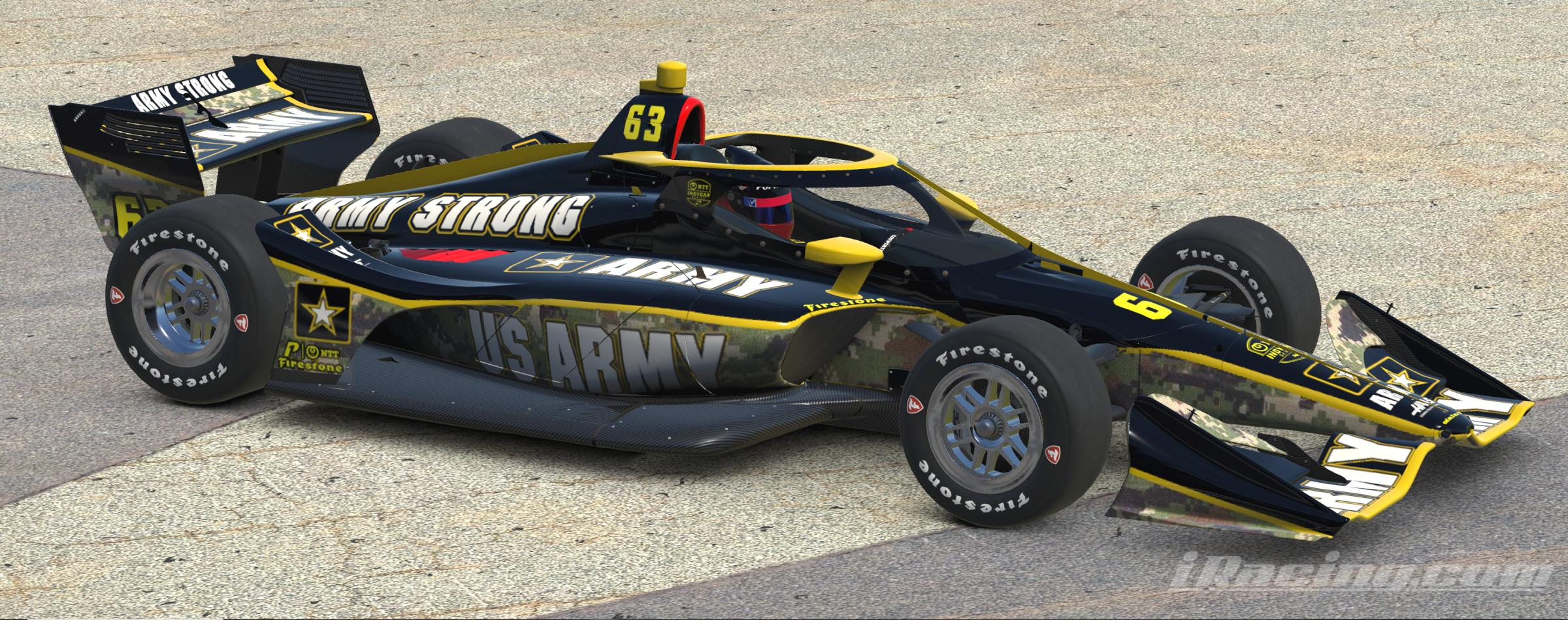 US Army - IndyCar by John Rubino - Trading Paints