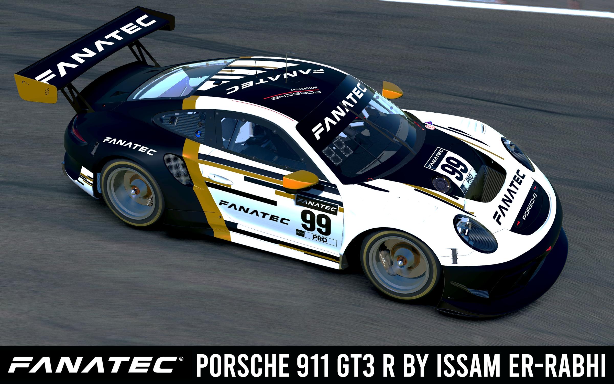 Fanatec Porsche 911 GT3 R (GT3 decal) by Issam Er-Rabhi - Trading Paints