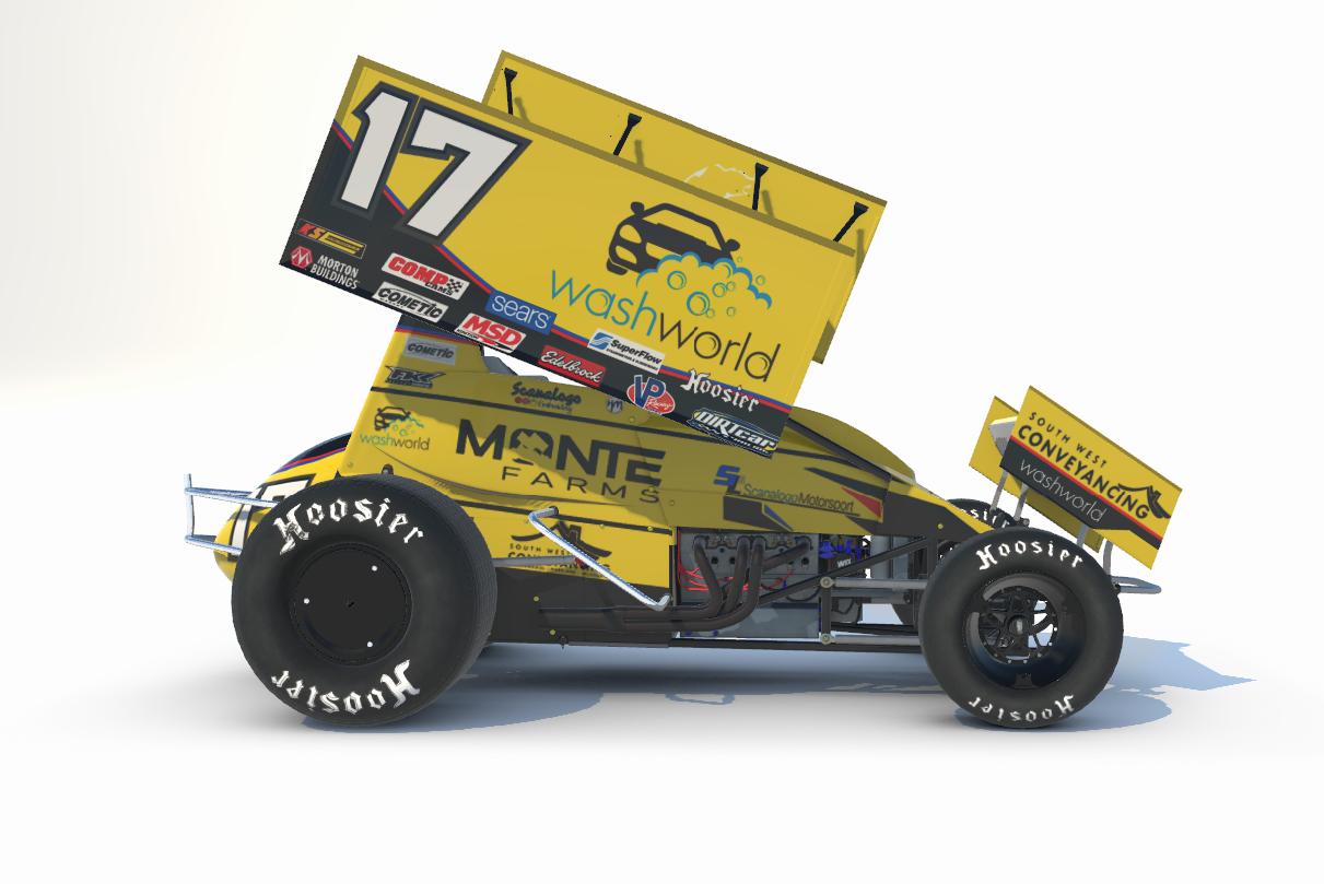 SL Motorsport Monte Farms Yellow Car by Kieran Hildebrand - Trading Paints