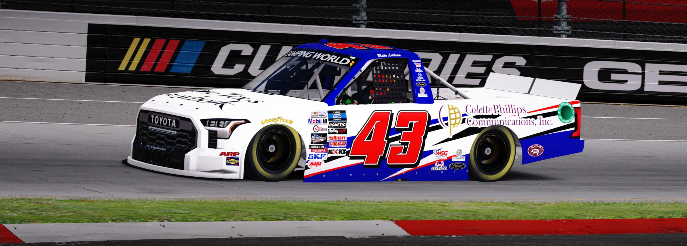 Blake Lothian 2022 Reaume Brothers Racing Truck Debut 2022 Toyota ...