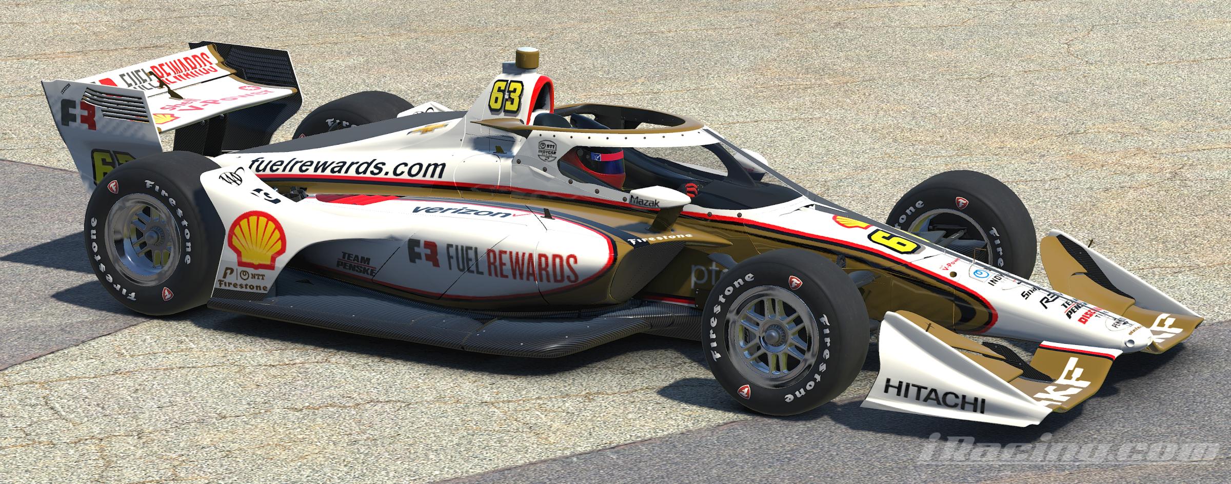 Shell Fuel Rewards - IndyCar by John Rubino - Trading Paints