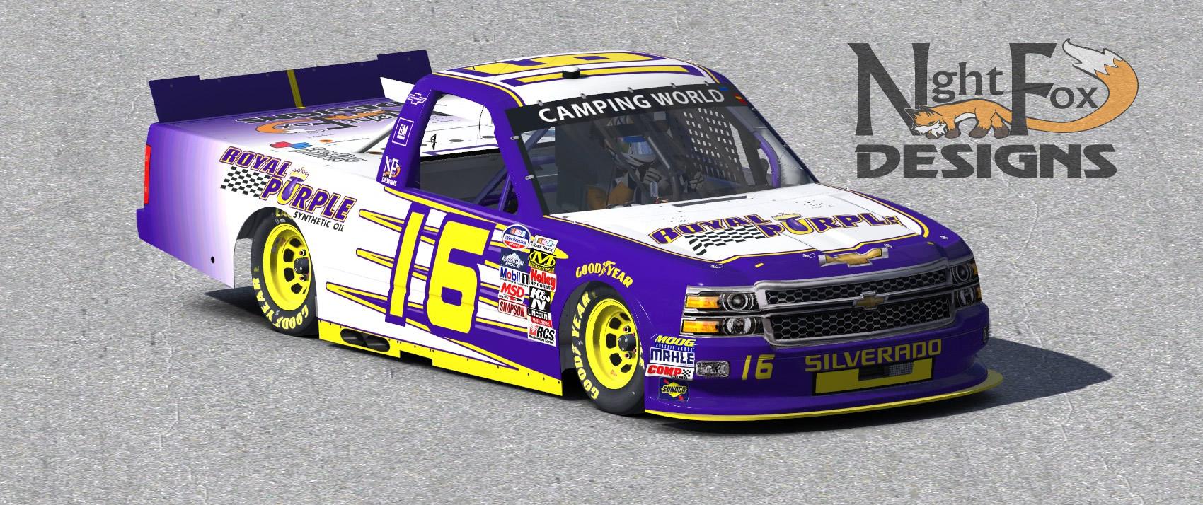 2016 Royal Purple Fantasy Livery by Steven B. - Trading Paints