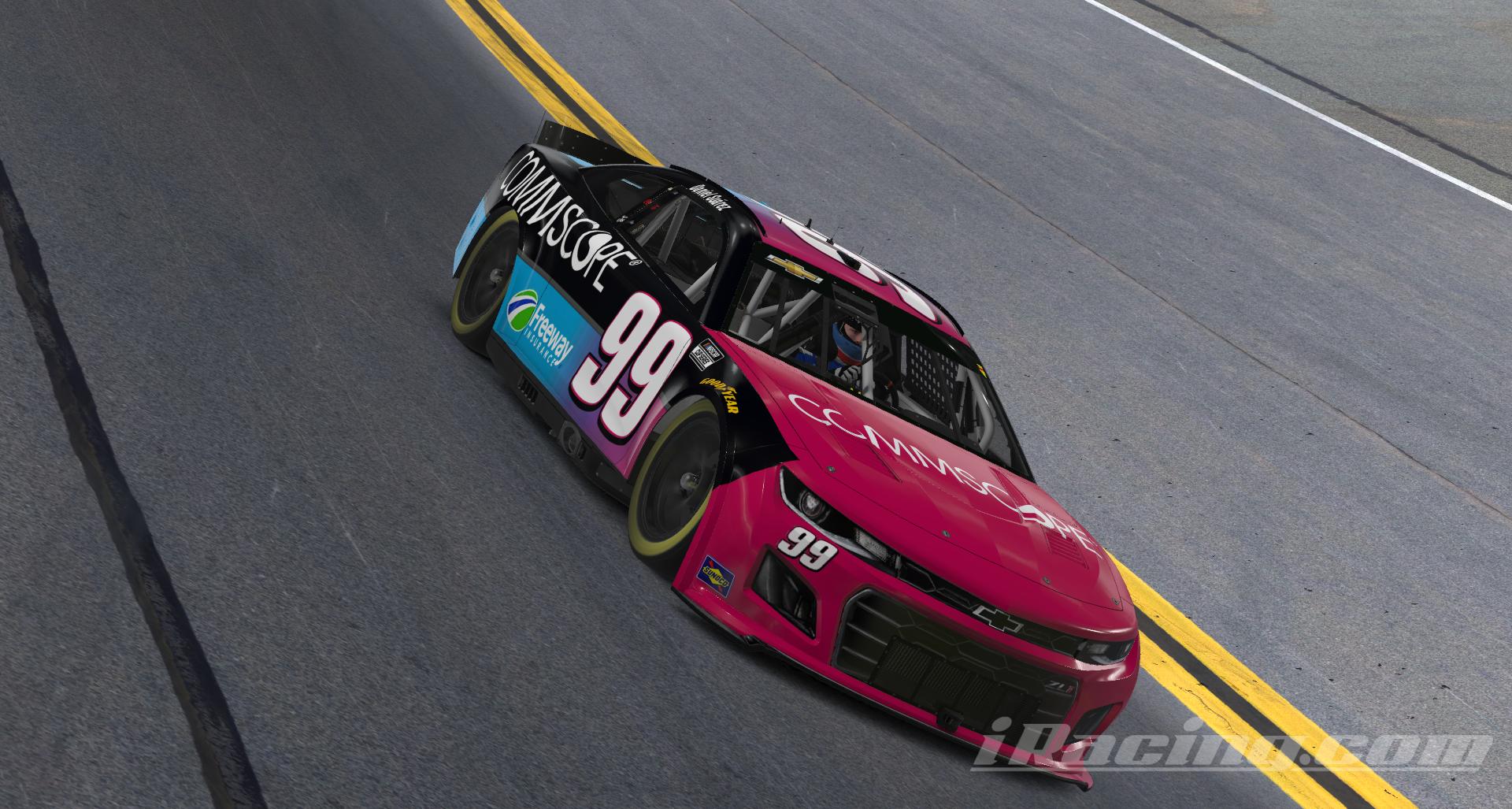 Daniel Suarez 2022 Commscope Throwback Concept Roush Number Font by ...