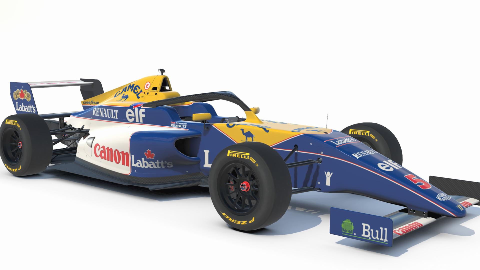 WILLIAMS FW14 Renault 1991 - #5 Nigel MANSELL by Robert JL Henry ...