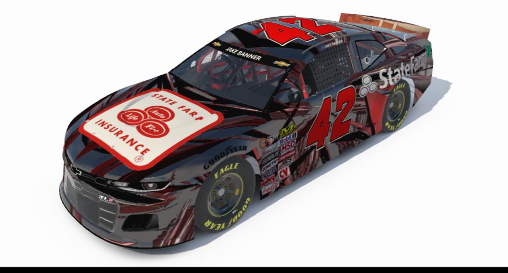 Jake Banner ISNF Statefarm #42 by JB Banner - Trading Paints