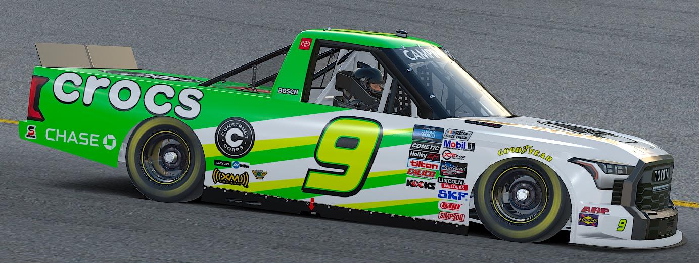 Justin Marks Crocs Germain Racing 2022 Toyota Tundra TRD Pro (NO NUMBER ...