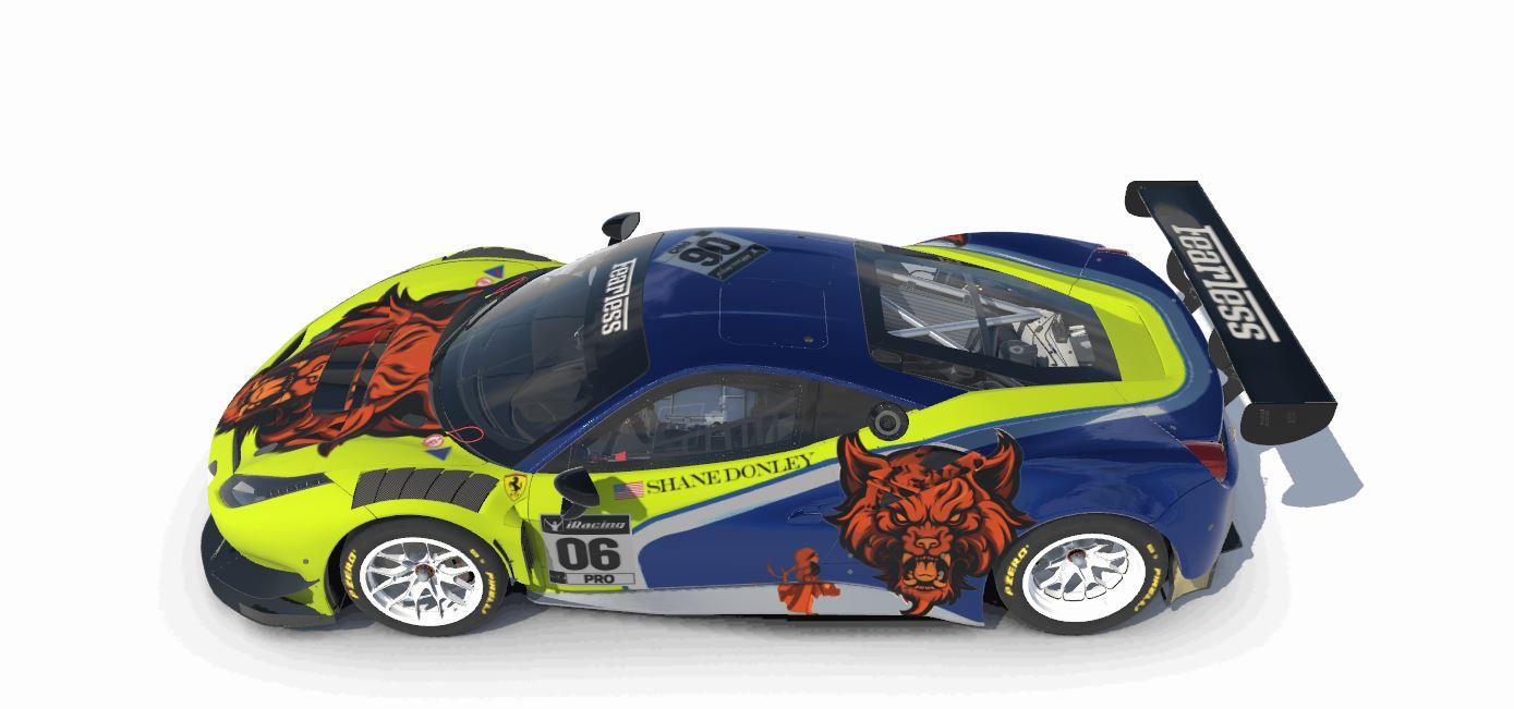 Ferrari Evo - Shane - Orange Fox by Mark Axelson - Trading Paints