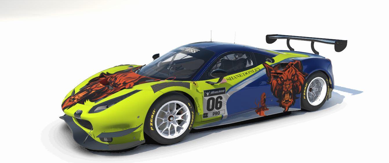 Ferrari Evo - Shane - Orange Fox by Mark Axelson - Trading Paints